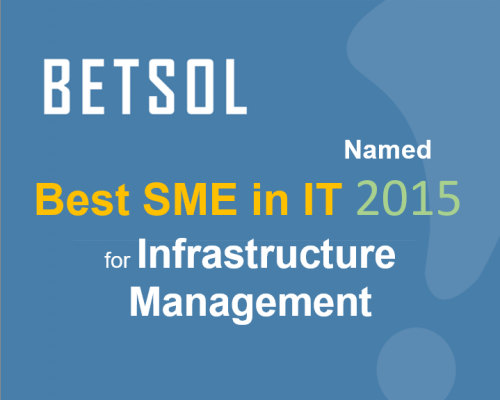 BETSOL Named Best SME in IT 2015 for Infrastructure Management - BETSOL