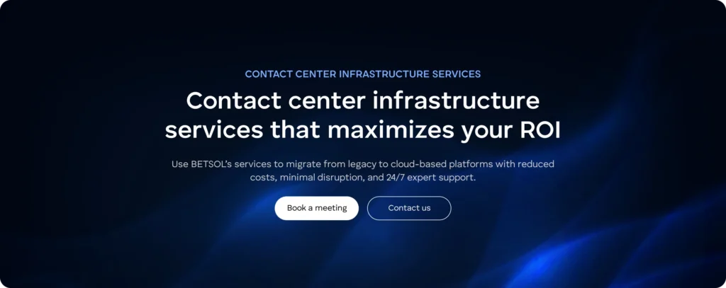 Contact Center Infrastructure Services | Legacy to Cloud Migration & 24 ...