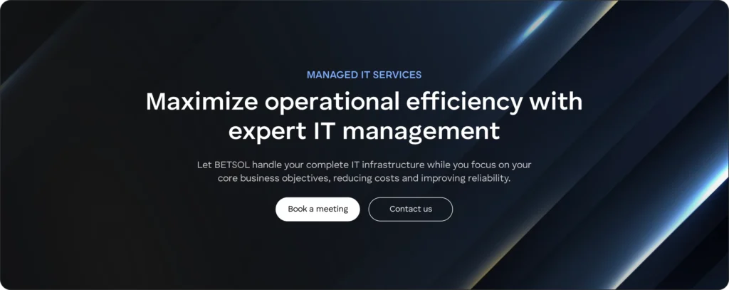 Managed IT Services | 24/7 Support & Infrastructure | BETSOL